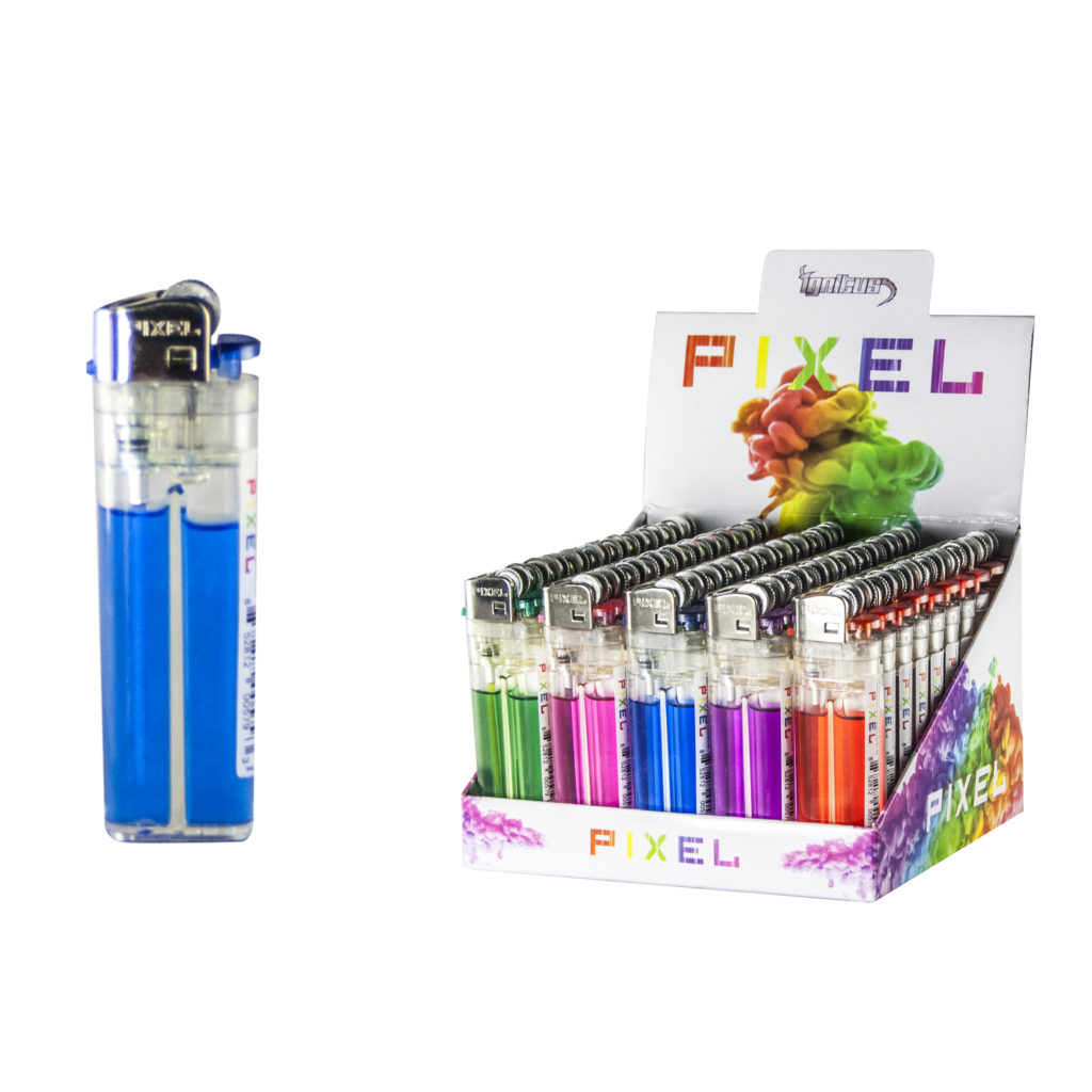 Pixel Colored Gas Lighters – Ignitus